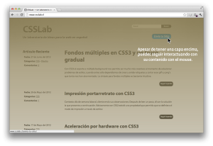 Pointer-Events en CSS3 | CSSLab